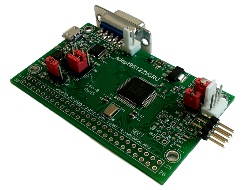 Adapt9S12ZVC, USB and RS232 – Technological Arts LLC