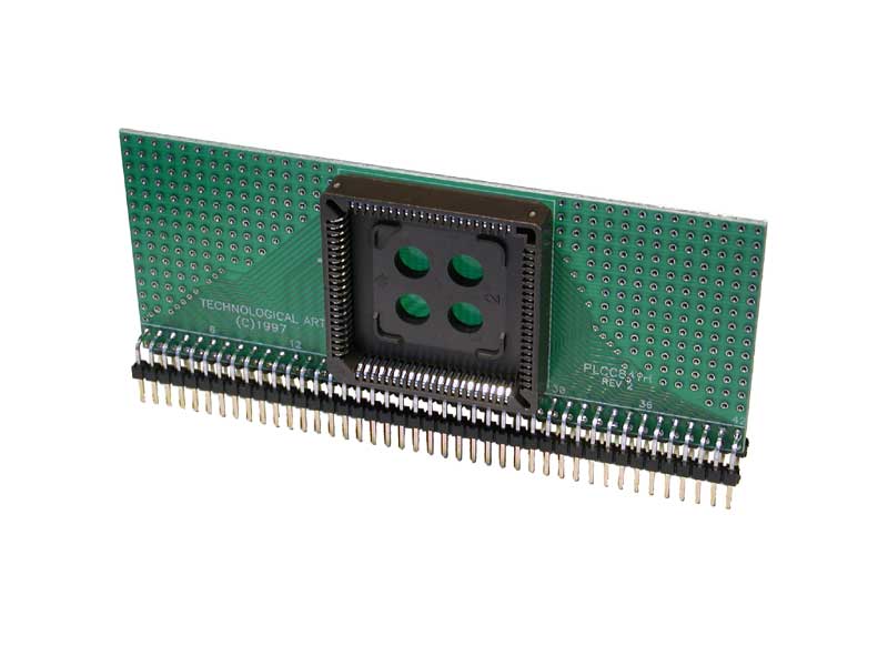 PLCC Adapter, 84-pin – Technological Arts LLC